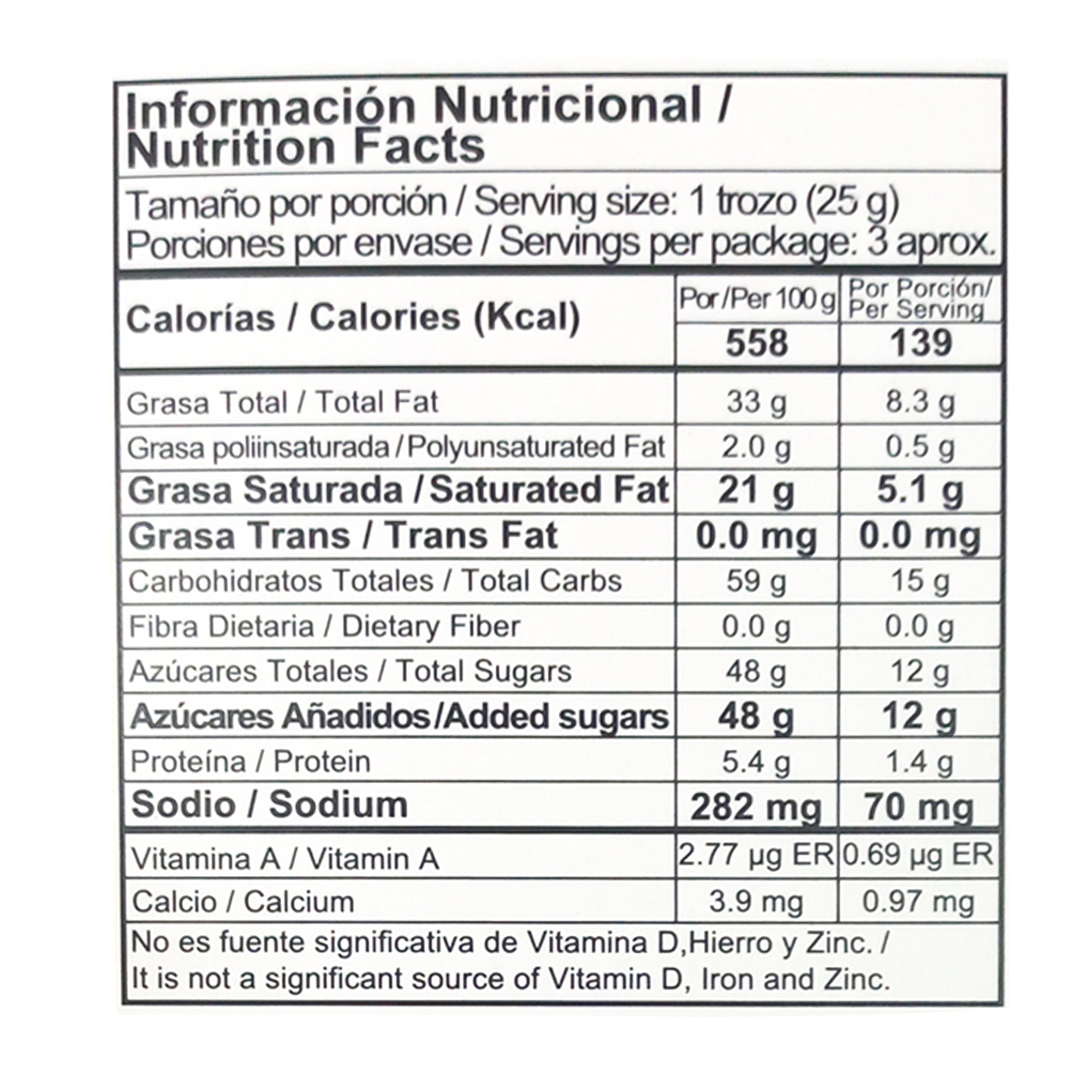 Barra de Chocolate al 53% - El Market Colombia